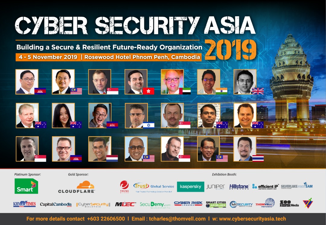 Cyber Security Asia 2019 in Phnom Penh – SecuDemy.com